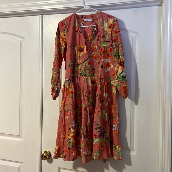 Zara | Dresses | Zara Loose Dress Slight Rip That Can Be Fixed As Seen ...